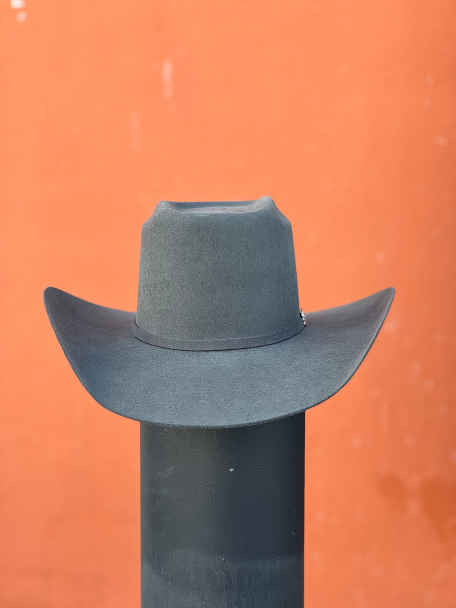 Estilo Texano felt hat/ texana 🤠 gris – Los leyva western wear